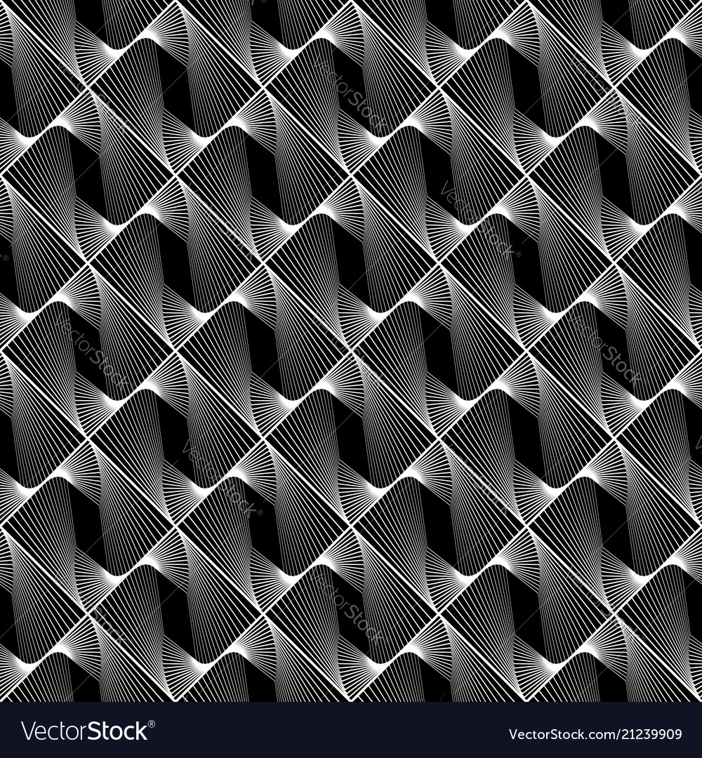 Design seamless monochrome geometric pattern Vector Image