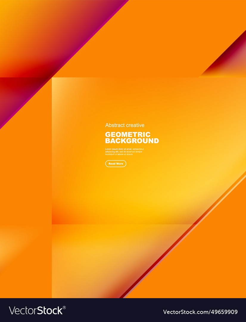 Gradient triangles abstract background Royalty Free Vector