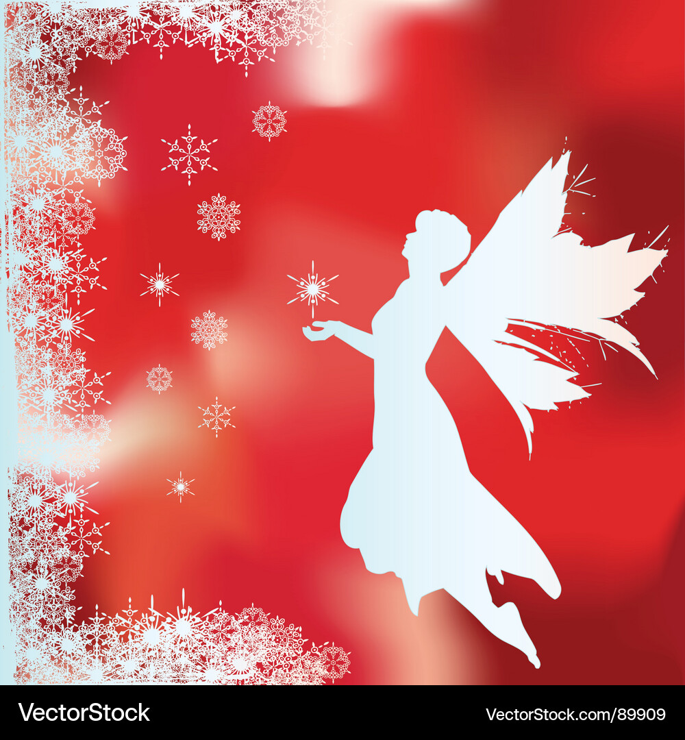 Snow fairy Royalty Free Vector Image - VectorStock