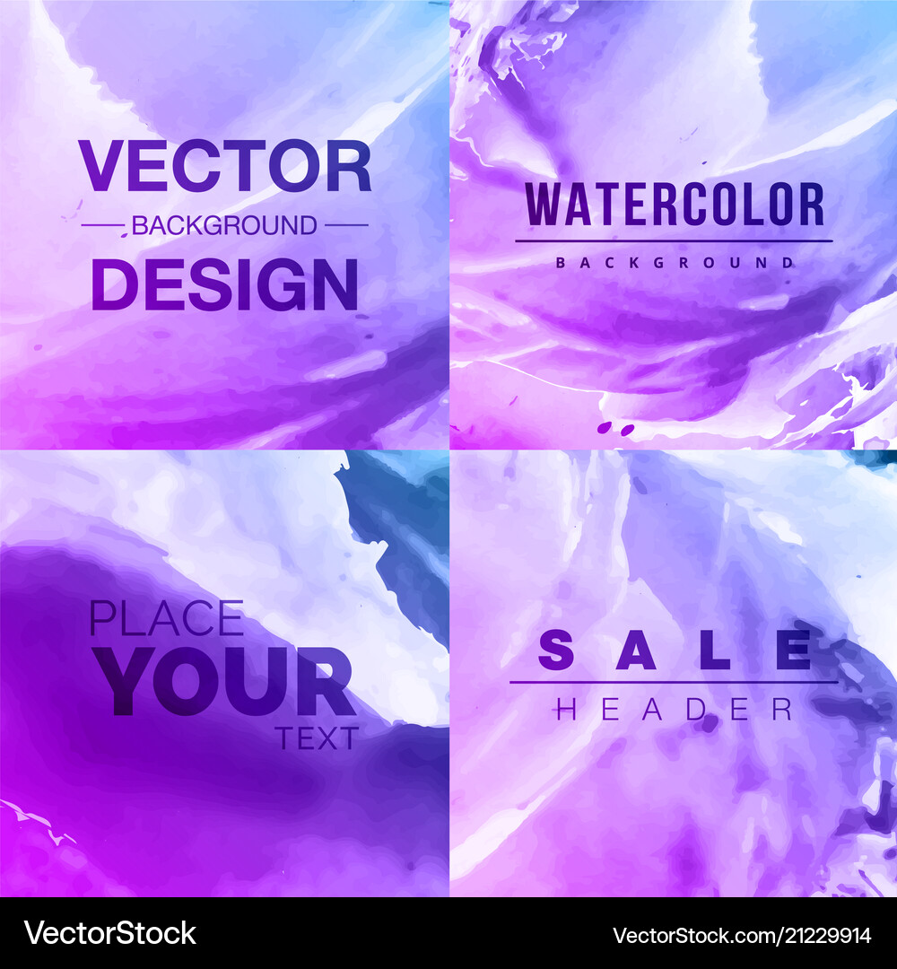 Abstract watercolor background Royalty Free Vector Image