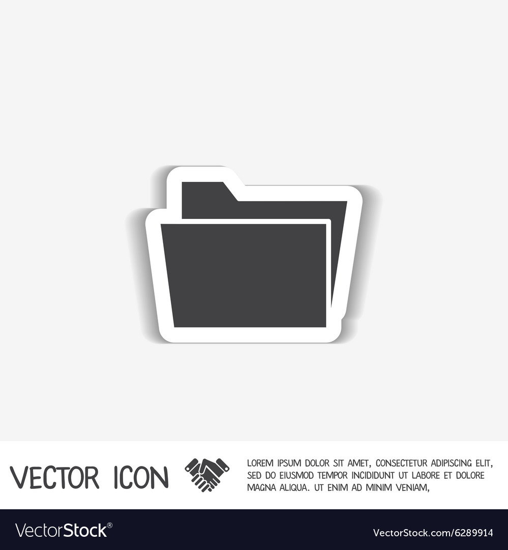 Folder for documents Royalty Free Vector Image