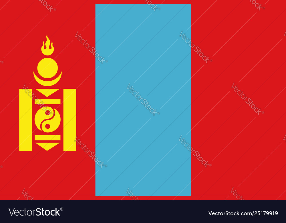 Flag rectangular shape Royalty Free Vector Image