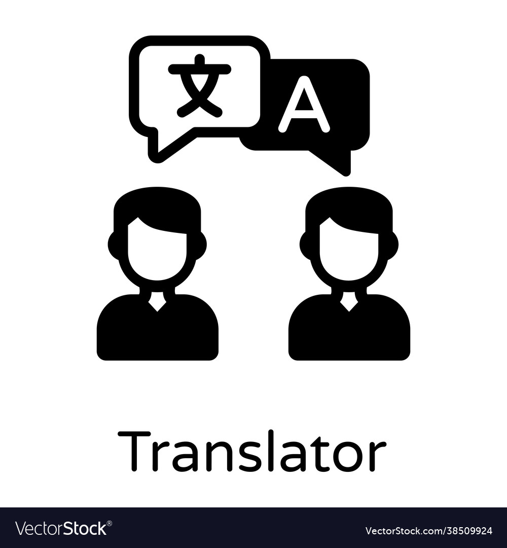 Translator Royalty Free Vector Image - VectorStock