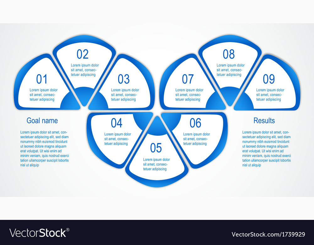 Abstract numbered banners Royalty Free Vector Image Abstract numbered banners Royalty Free Vector Image