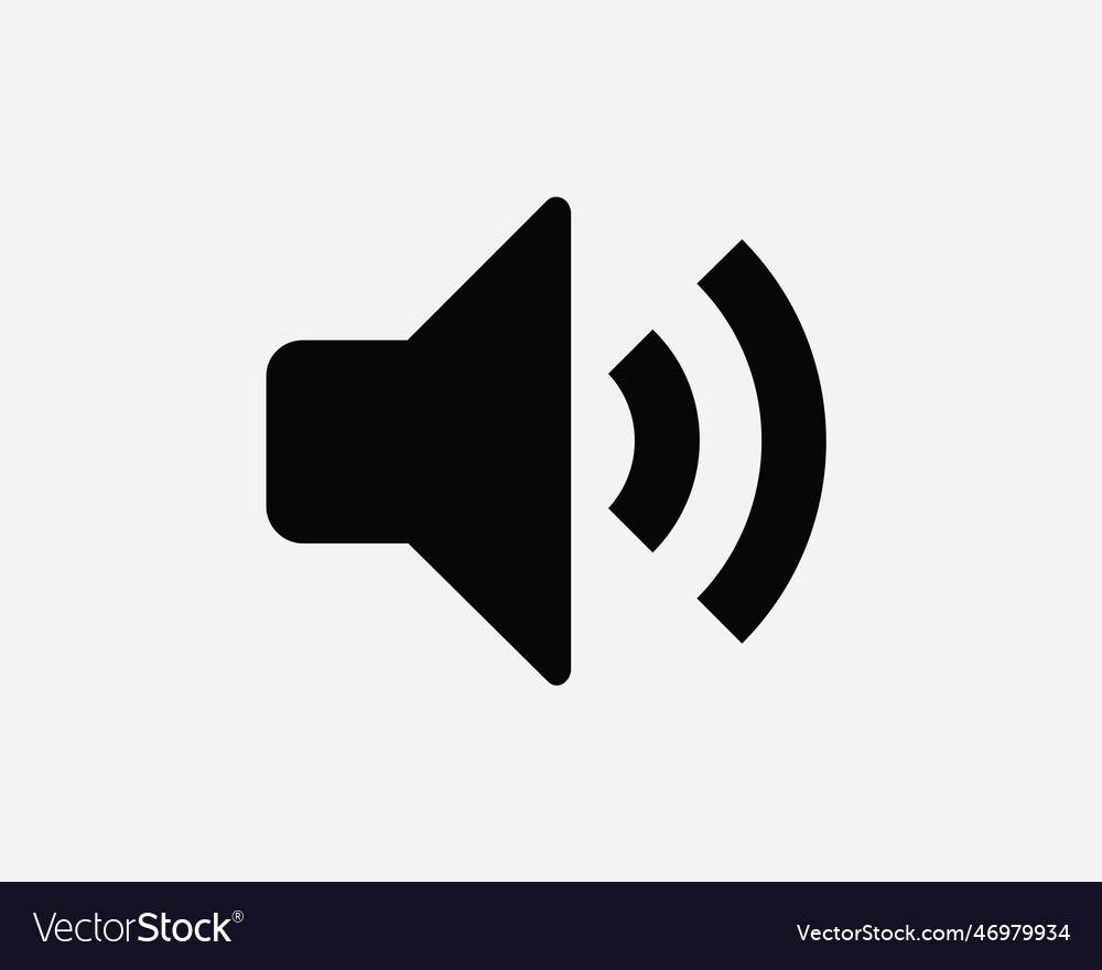 Volume icon Royalty Free Vector Image - VectorStock
