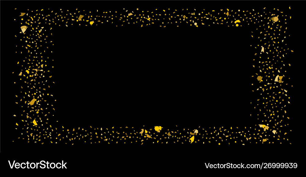 Gold glitter Royalty Free Vector Image - VectorStock