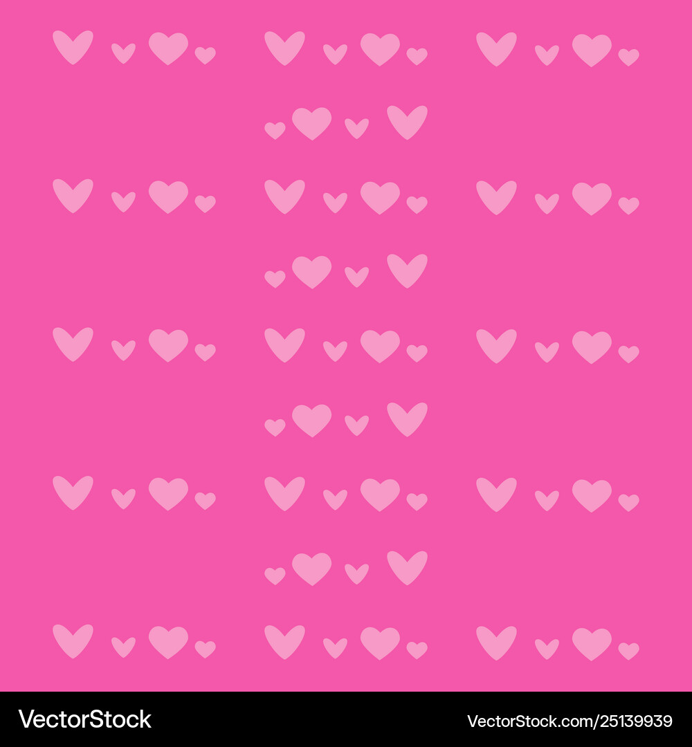 Heart pattern background look sweet and beautiful Vector Image