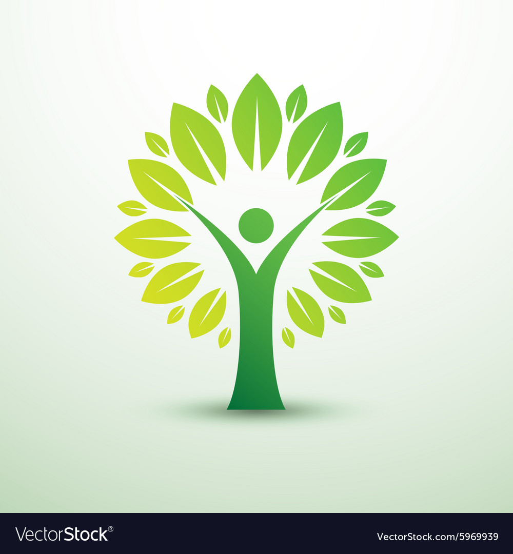 Human tree Royalty Free Vector Image - VectorStock