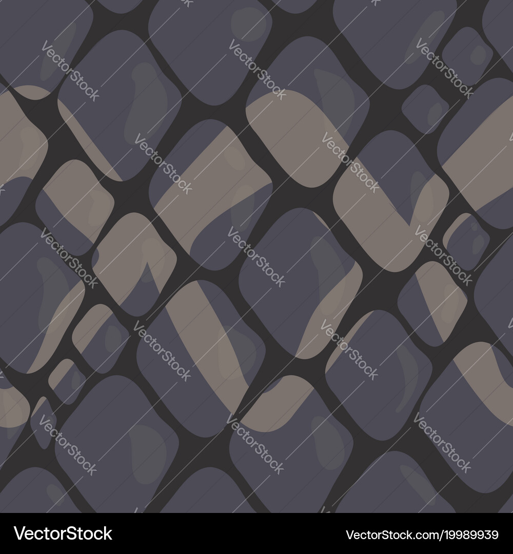 Pattern of grey snake skin with ornaments Vector Image