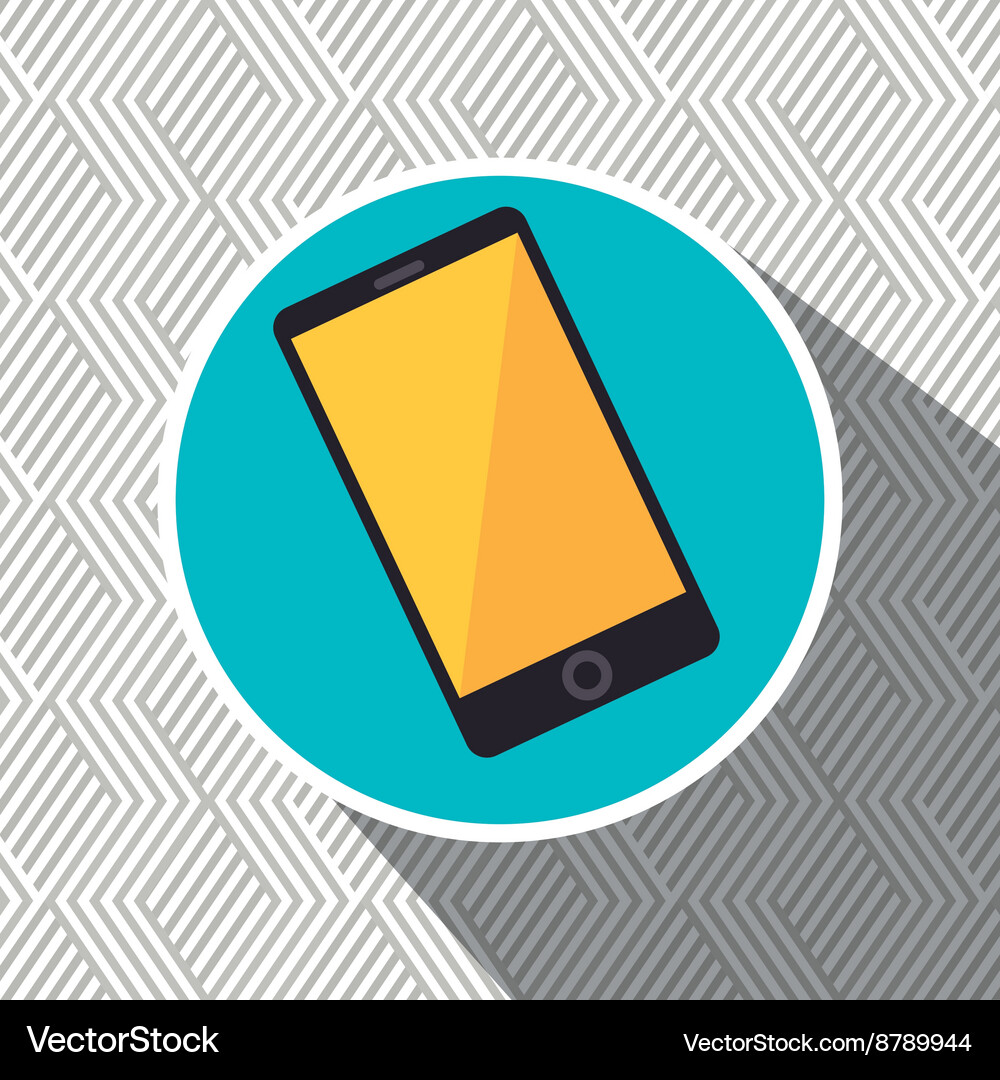 Smartphone isolated design Royalty Free Vector Image