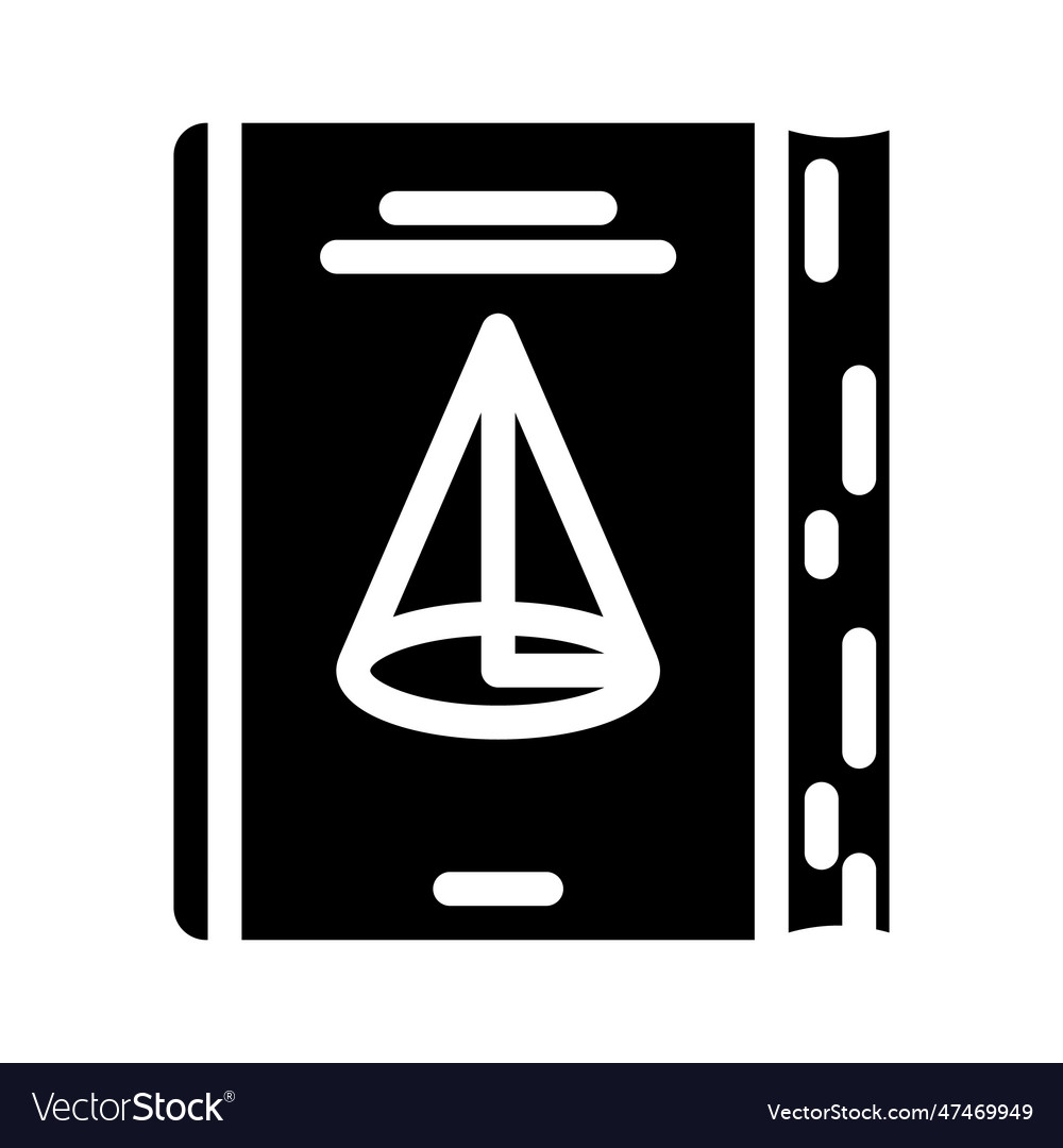 Geometry education science glyph icon Royalty Free Vector Geometry education science glyph icon Royalty Free Vector