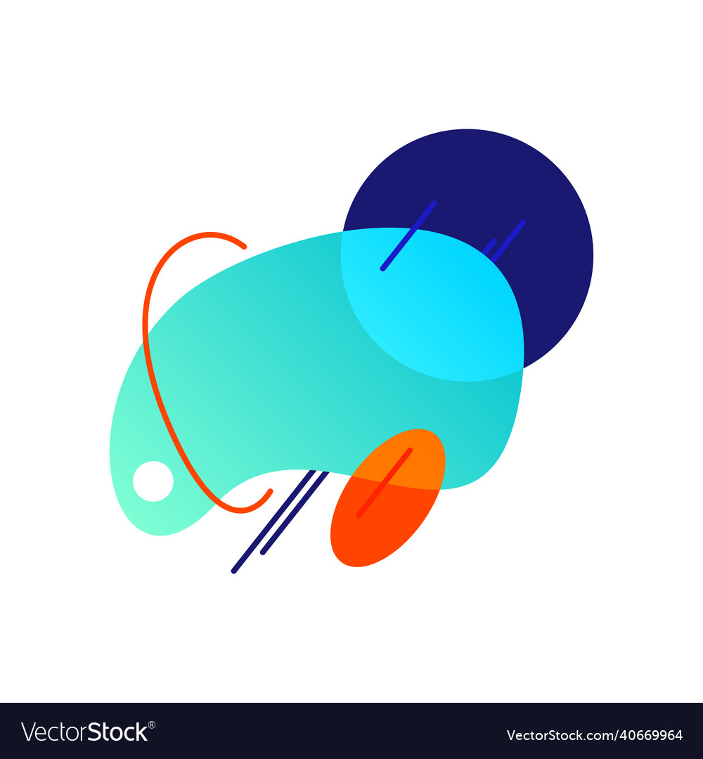 Modern design elements composition Royalty Free Vector Image