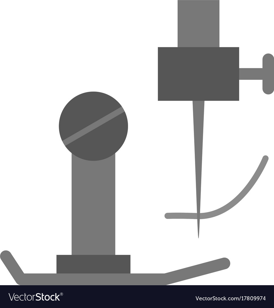 Sewing Machine Parts Royalty Free Vector Image