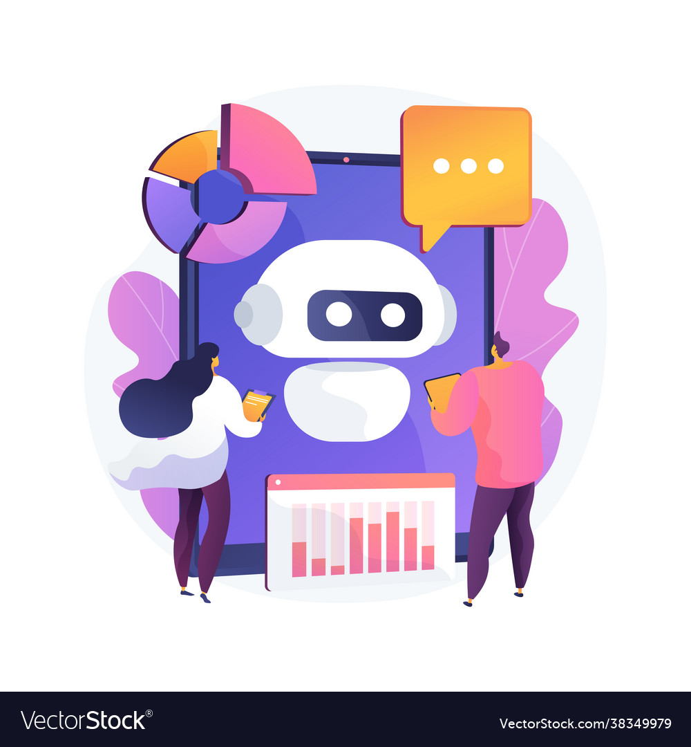Chatbot development platform abstract concept Vector Image Chatbot development platform abstract concept Vector Image