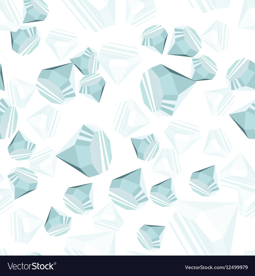 Diamonds seamless pattern Royalty Free Vector Image