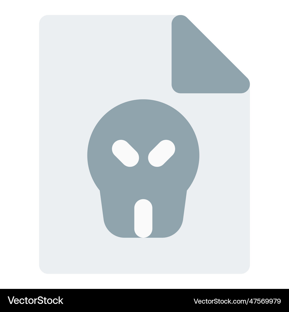 Malicious software a harmful virus for the system Vector Image