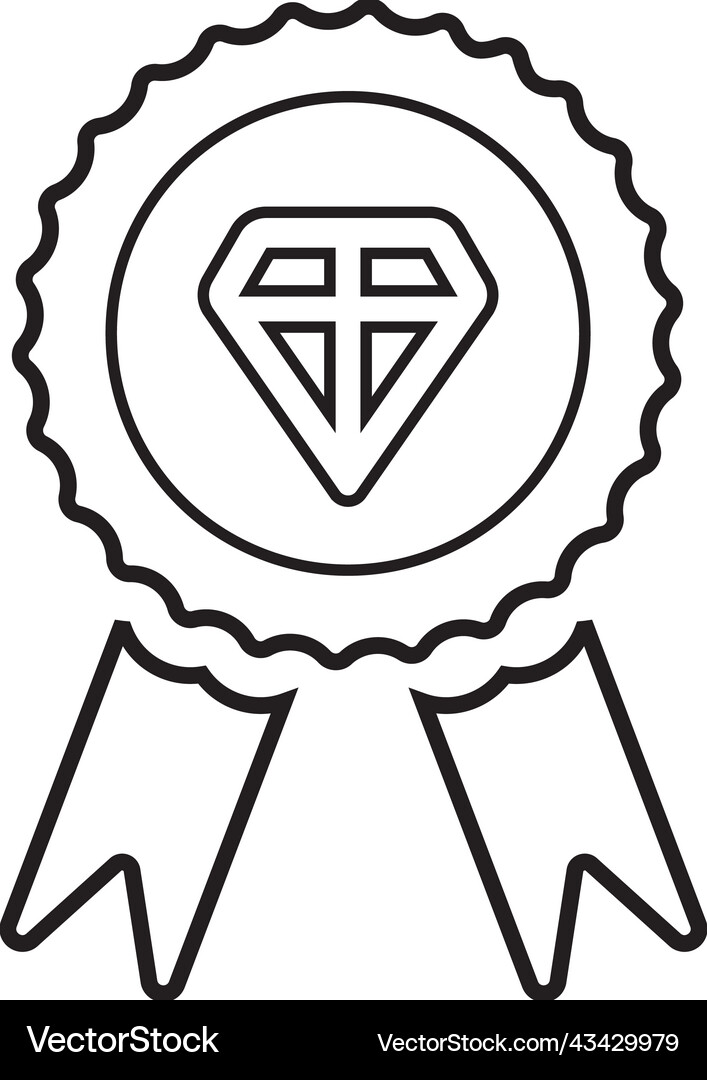 Premium quality outline icon line art Royalty Free Vector