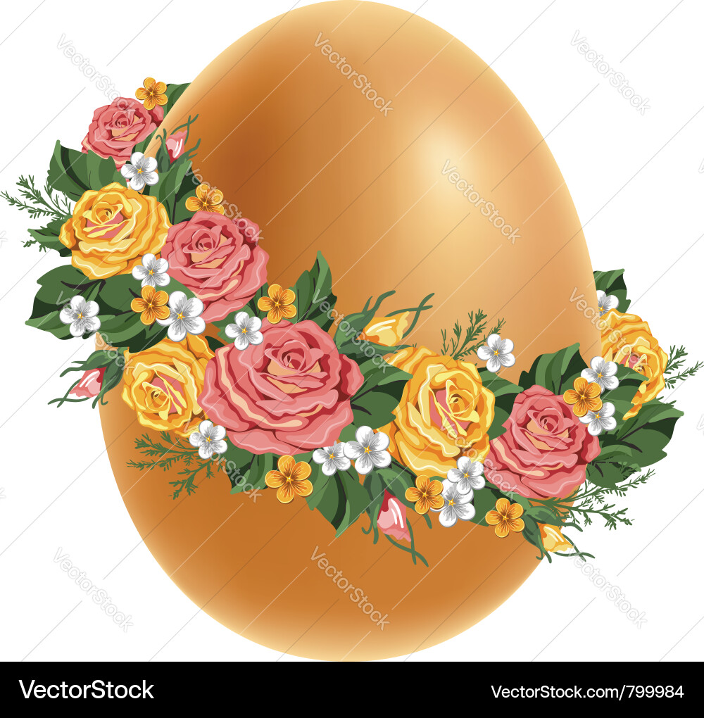 Easter egg Royalty Free Vector Image - VectorStock