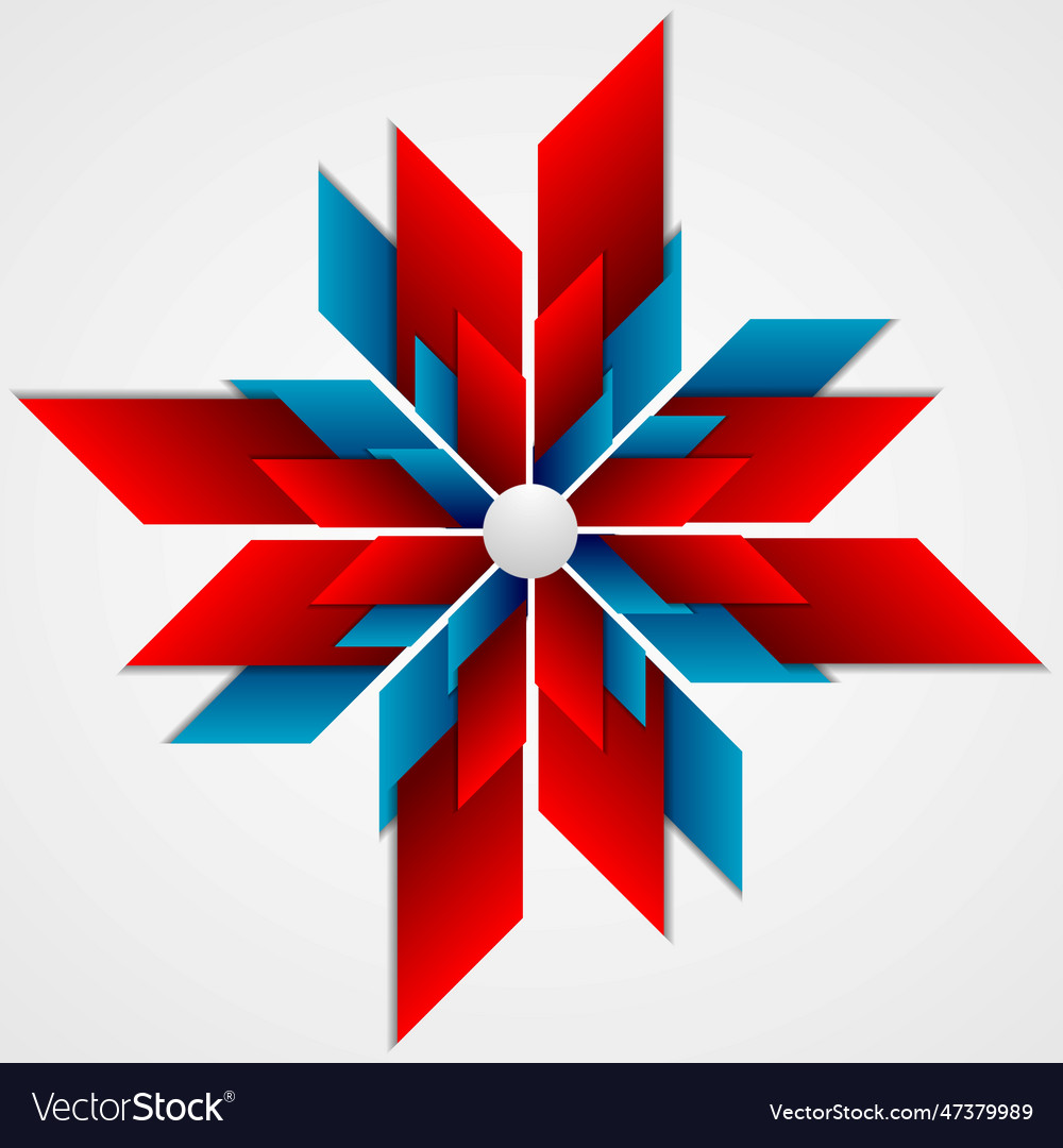 Abstract corporate logo design Royalty Free Vector Image