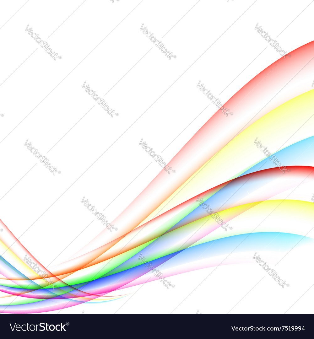 Colorful abstract wave Royalty Free Vector Image