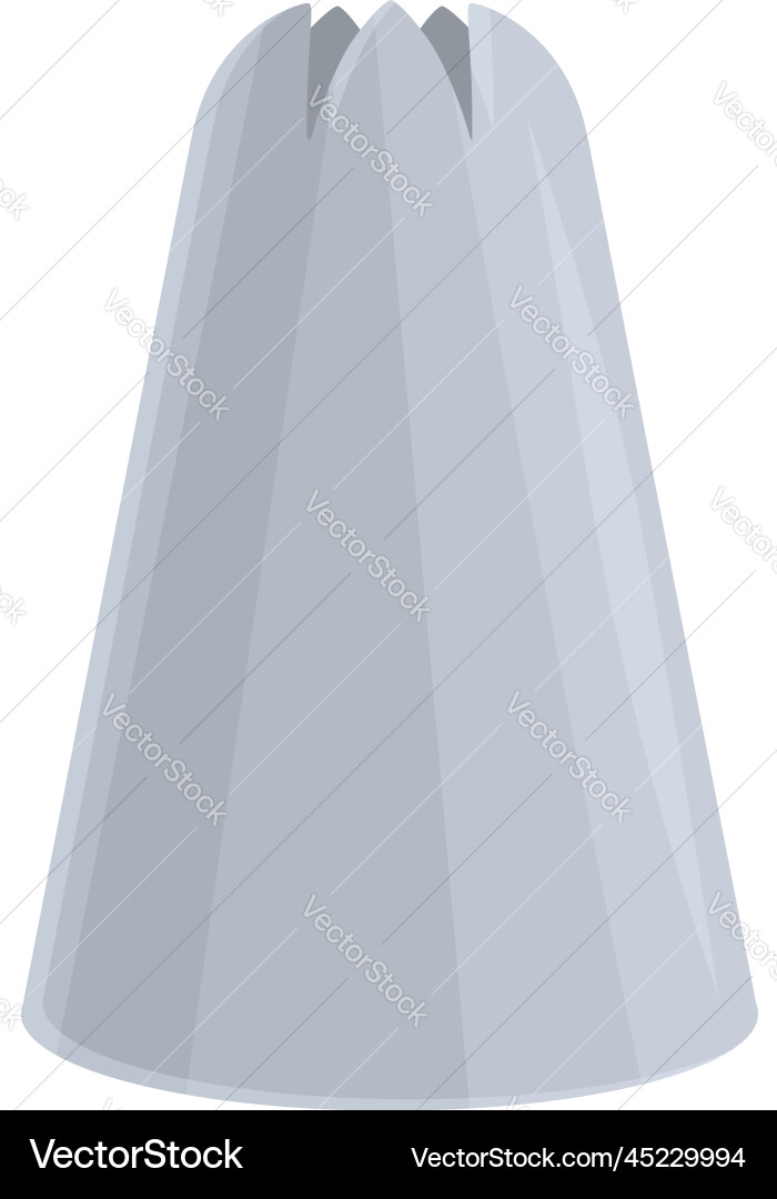 Icing nozzle topping icon cartoon cream Royalty Free Vector