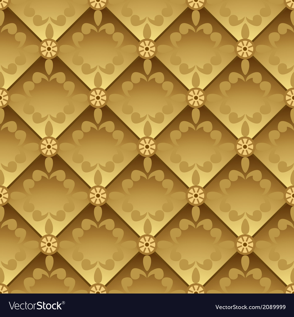 Golden pattern Royalty Free Vector Image - VectorStock