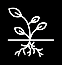 Root icon Royalty Free Vector Image - VectorStock