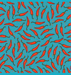 Pepper background seamless Royalty Free Vector Image