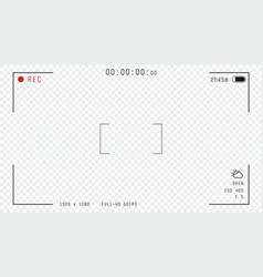 Night vision camera overlay Royalty Free Vector Image