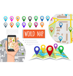 Travel landmarks monuments around world Royalty Free Vector