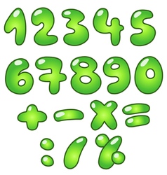 3d bubble numbers Royalty Free Vector Image - VectorStock