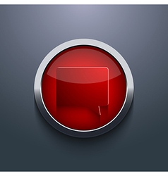 Red circle icon eps10 Royalty Free Vector Image