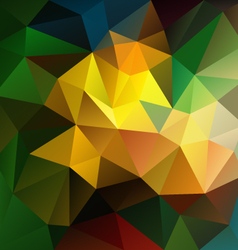 Full color spectrum rainbow polygon triangular Vector Image