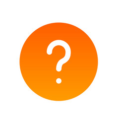Question mark icon on blue round circle Royalty Free Vector