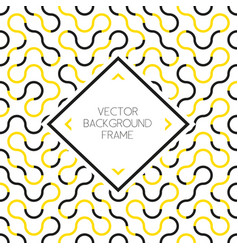 Background pattern with frame Royalty Free Vector Image