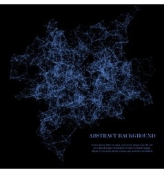 Low poly space background Royalty Free Vector Image