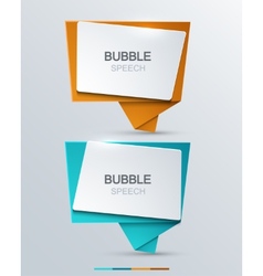 Modern bubble speech icons set Royalty Free Vector Image