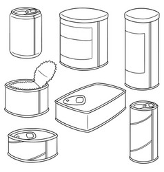 Can Royalty Free Vector Image - VectorStock