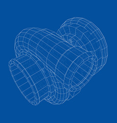 Turbo fire performance auto logo automotive logo Vector Image