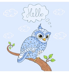 Cute owl Royalty Free Vector Image - VectorStock