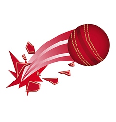 Cricket ball Royalty Free Vector Image - VectorStock