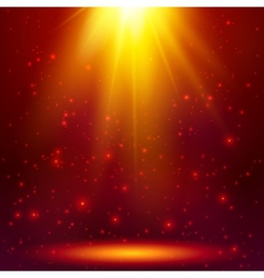 Abstract magic light orange background Royalty Free Vector
