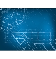 Blueprint house plan Royalty Free Vector Image