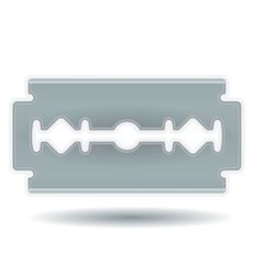 Razor blade icon icon cartoon Royalty Free Vector Image