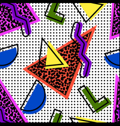 80s memphis pattern Royalty Free Vector Image - VectorStock