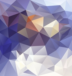 Blue green emerald polygon triangular pattern Vector Image