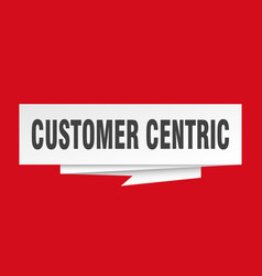 Customer centric Royalty Free Vector Image - VectorStock