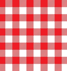Tablecloth background red seamless pattern Vector Image