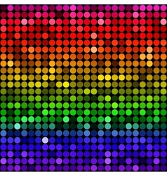 Abstract digital rainbow pixels seamless pattern Vector Image