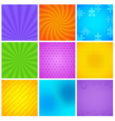 Pop pattern patchwork Royalty Free Vector Image